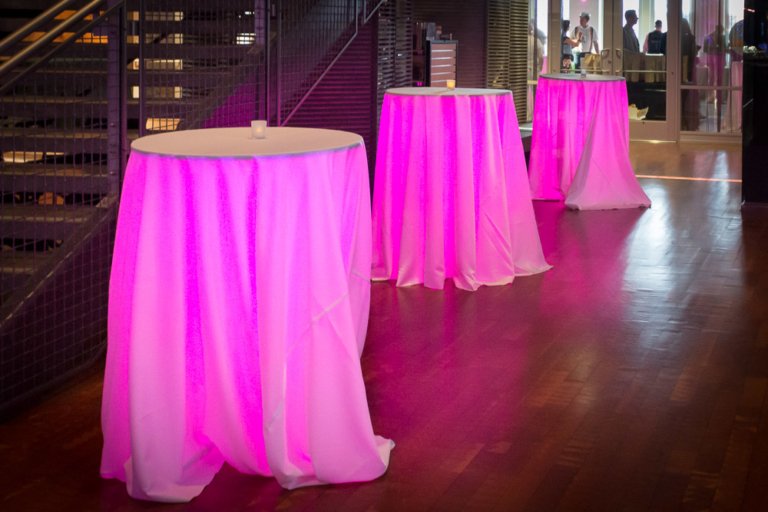 Illuminated Tables, Centerpieces, and Decor by Crimson Haze