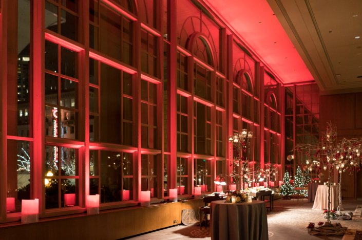 Uplights – Wireless, Weather-Proof Uplighting • Crimson Haze Event Lighting