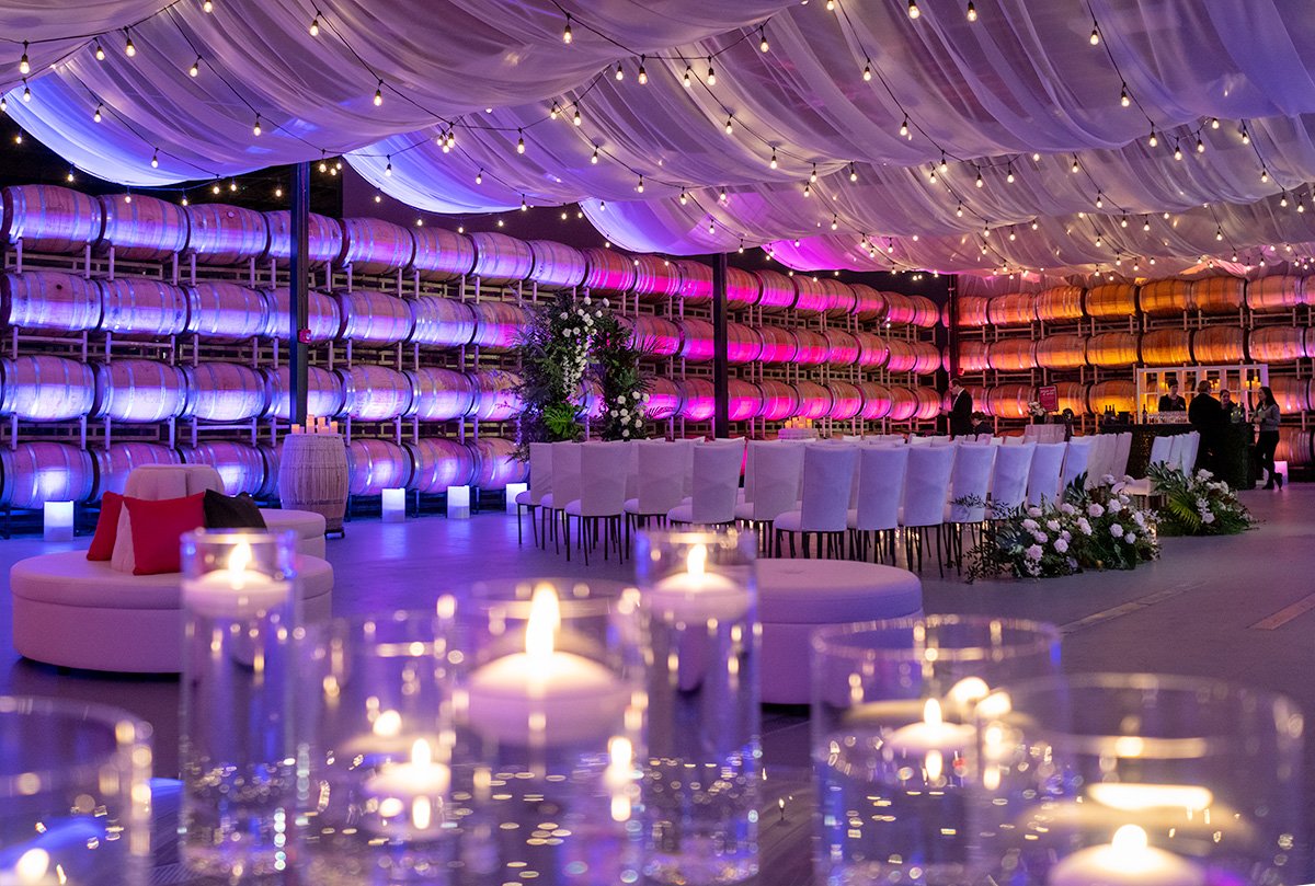 Dynamic lighting and effects by Crimson Haze Event Lighting